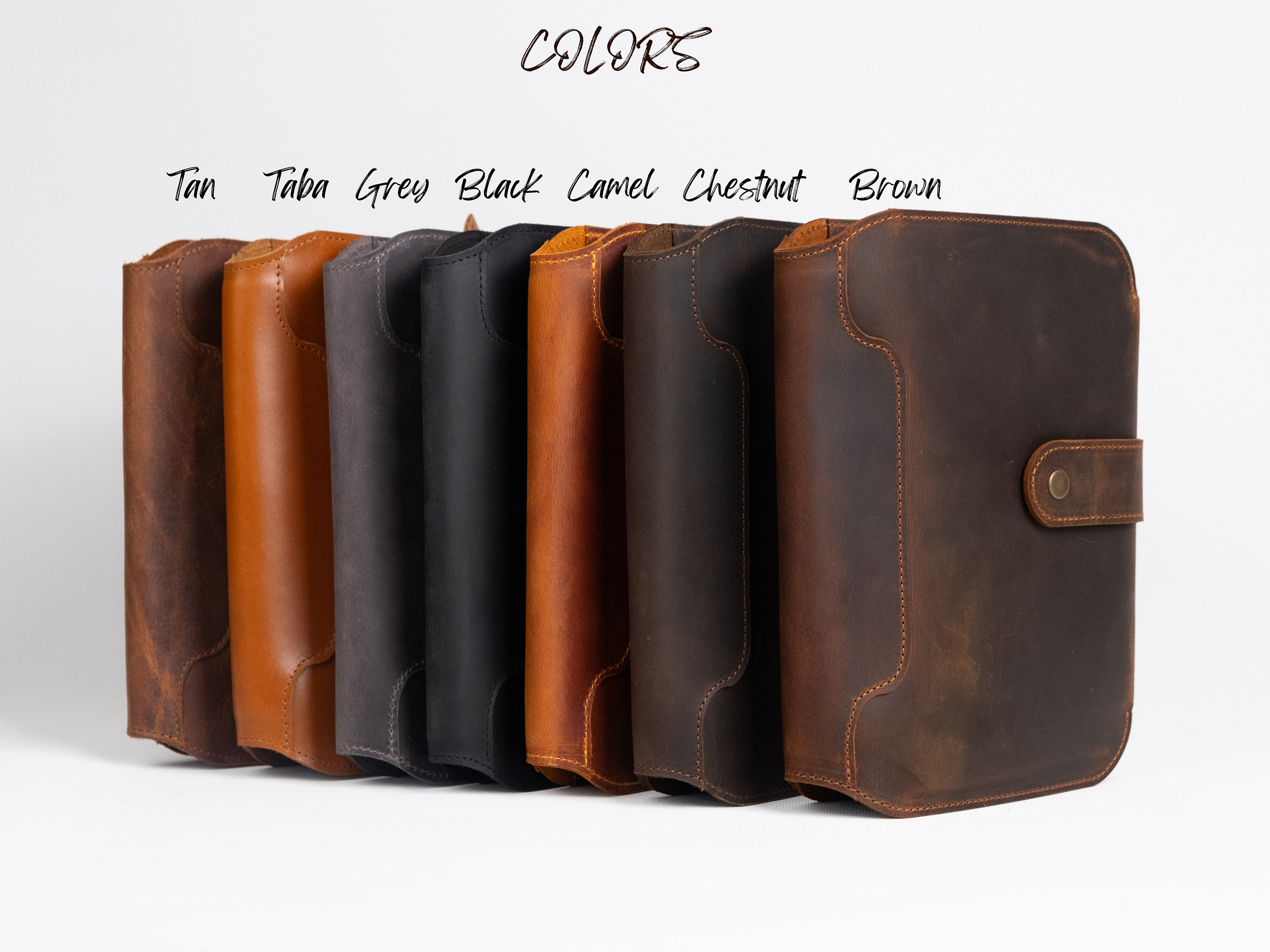 Leather Personalized Journal, Leather Custom Notebook Cover, Field ...