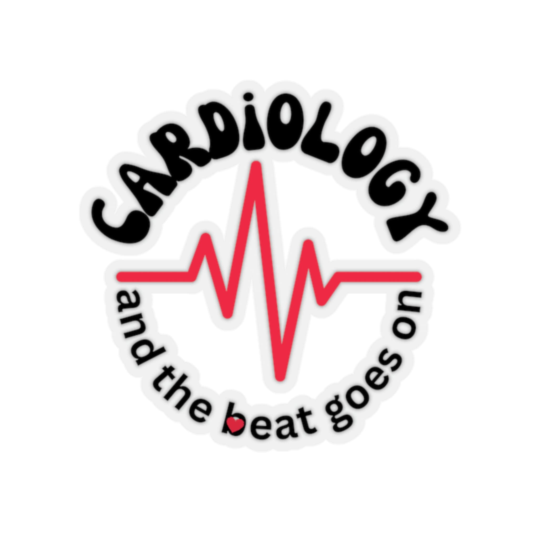 Cardiology | Sticker | Heartbeat | Medical - Etsy
