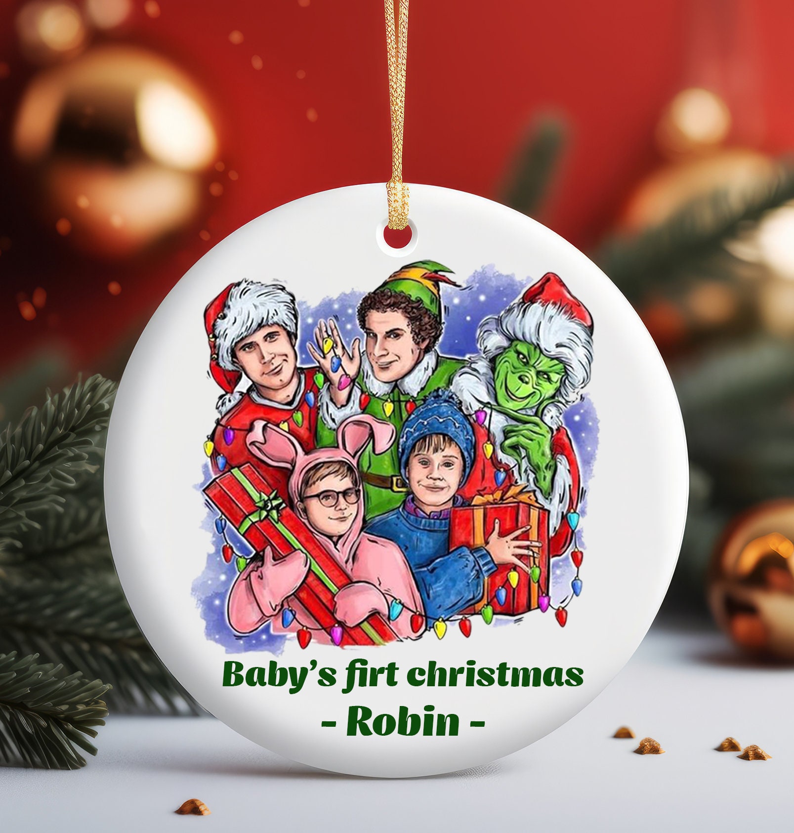 Home Alone Ornament,Christmas 2023 Ornament,Ho ho Home Alone Ornament ...