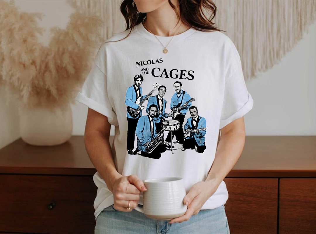Nicolas Cage Band Shirt, Nicolas and the Cages T-shirt - Etsy