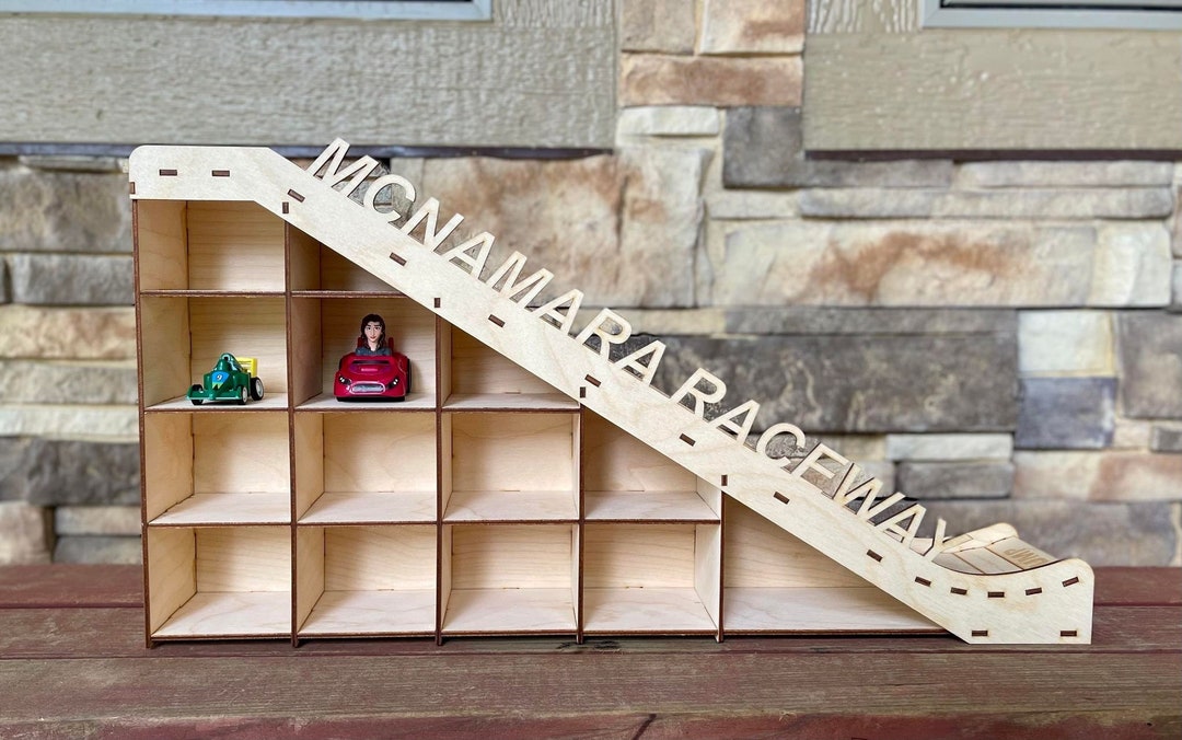 Wood Toy Car Ramp for Playing Storage and Display Gift Boy Collector - Etsy