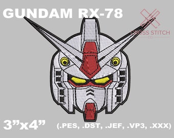 Anime Gundam Embroidery - Etsy