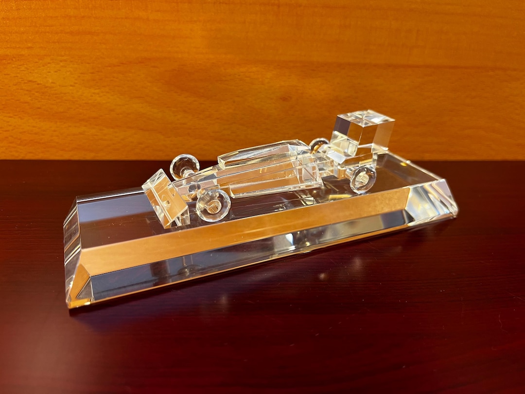 Crystal Mini Race Car, Sports Car Figurine, Blank for Home and Office ...