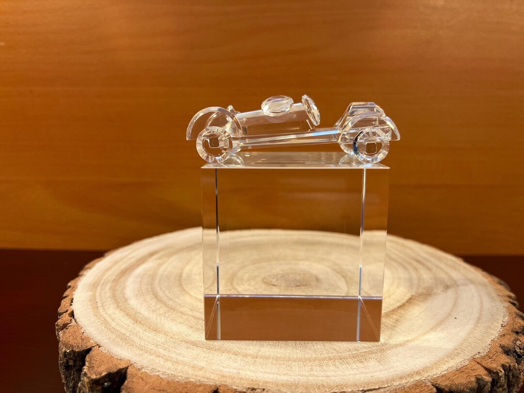 Crystal Mini Race Car, Sports Car Figurine, Blank for Home and Office ...