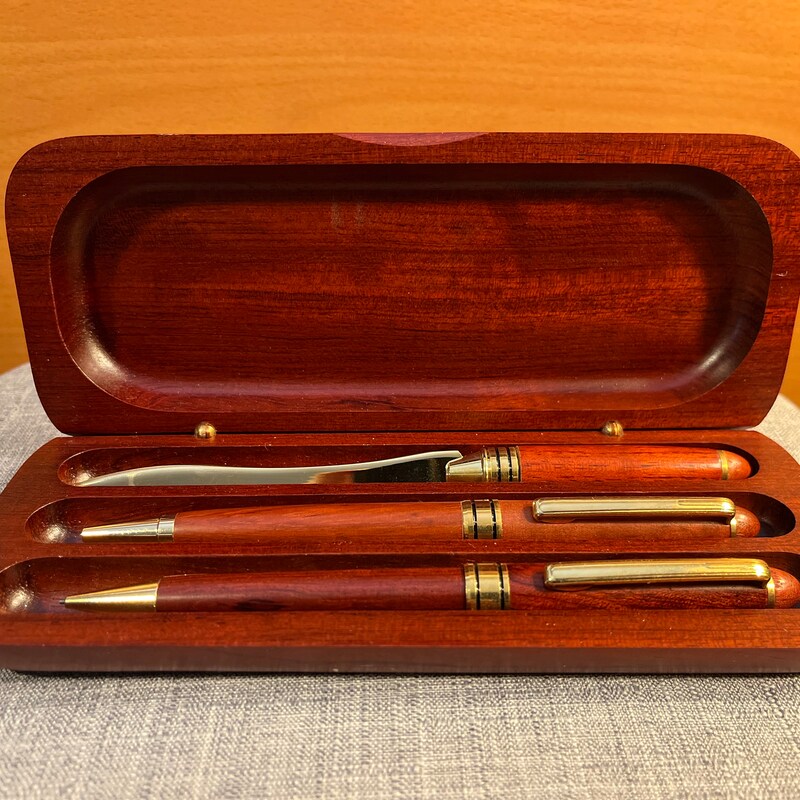 Wood Pencil Box - Etsy