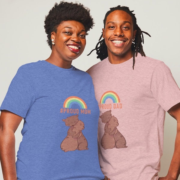 Rainbow Otter Shirt - Etsy