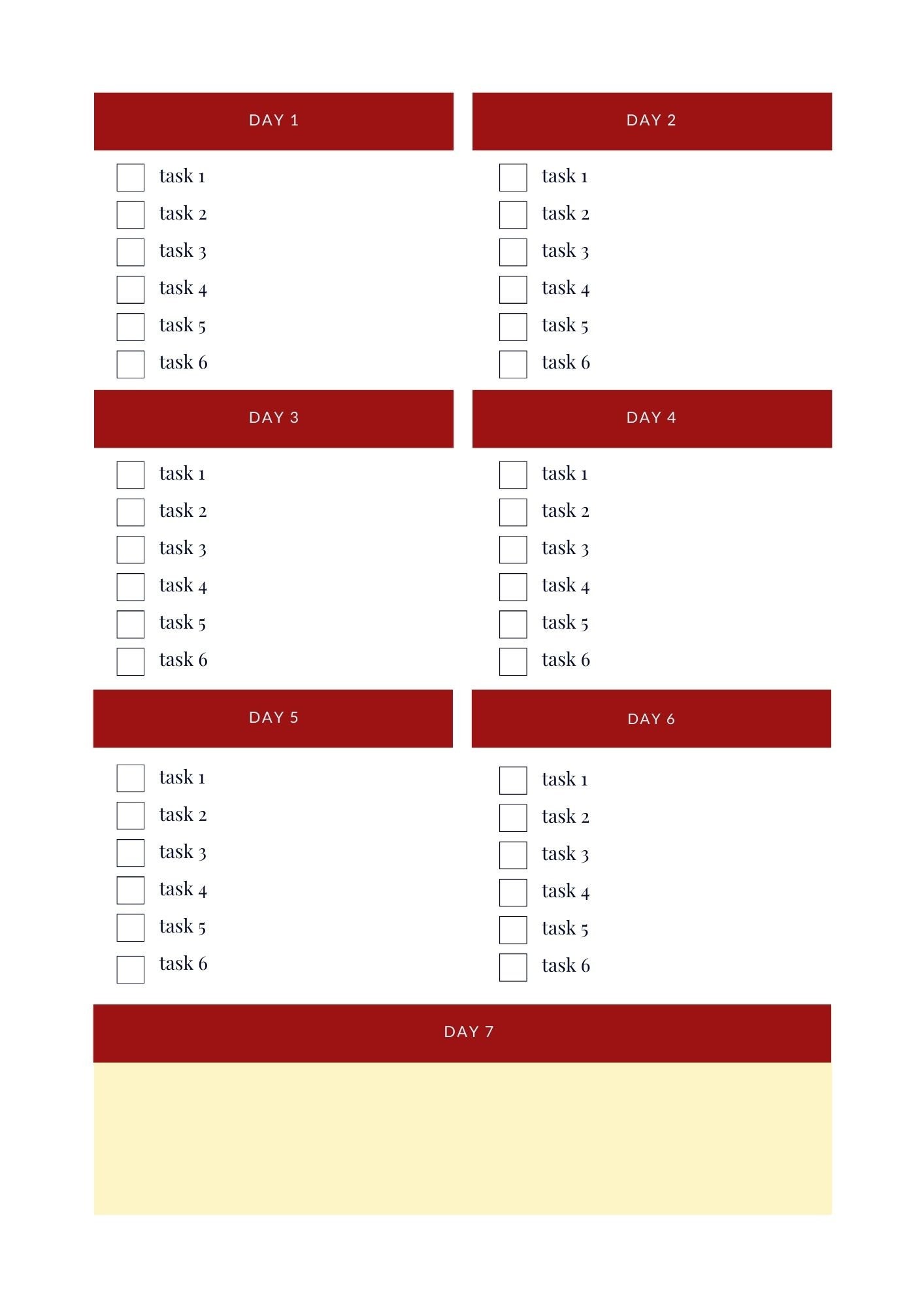 Editable Canva Template , Master List, Task List Templateto Do List ...