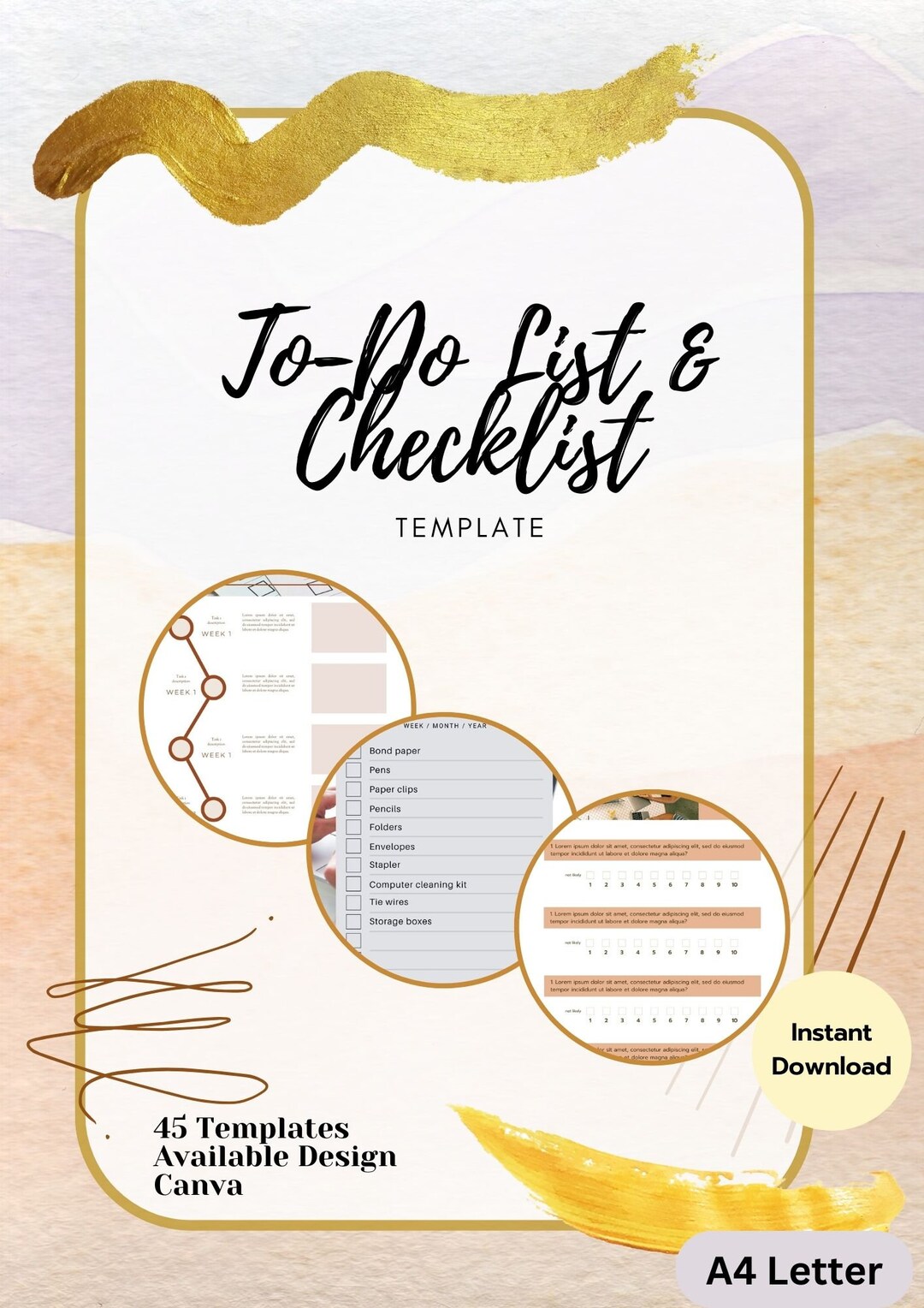 Editable Canva Template , Master List, Task List Templateto Do List ...