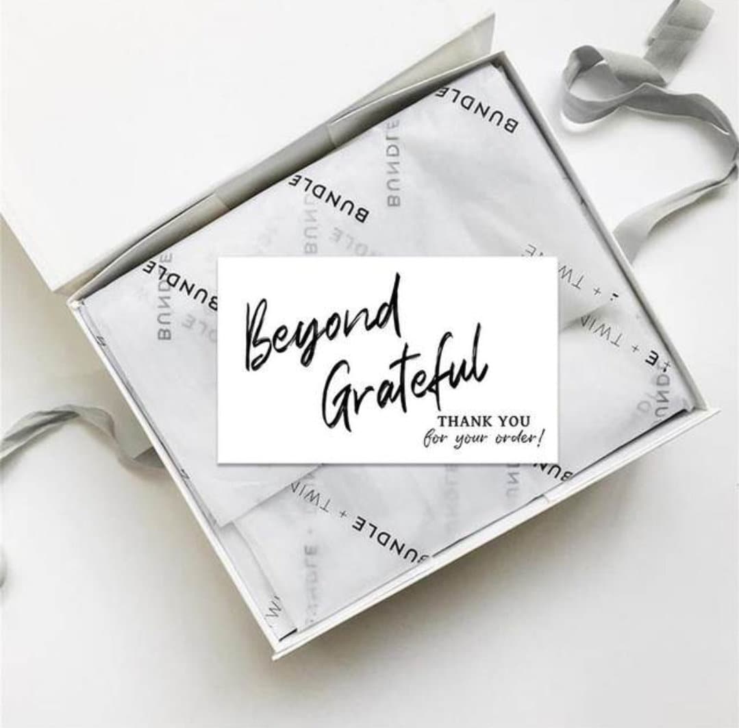 Beyond Grateful Thank You Thank You Cards Small Business Supplies - Etsy