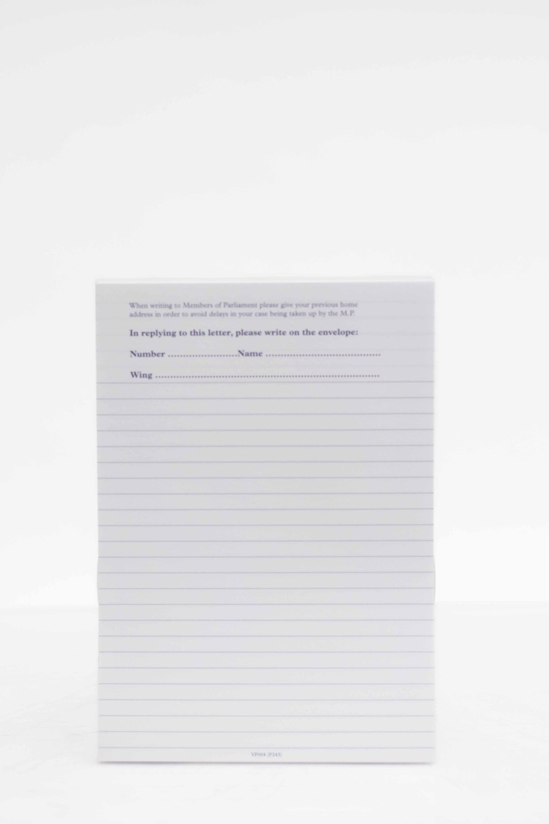 Prank Single Sheet of HMP Prison Paper - Etsy