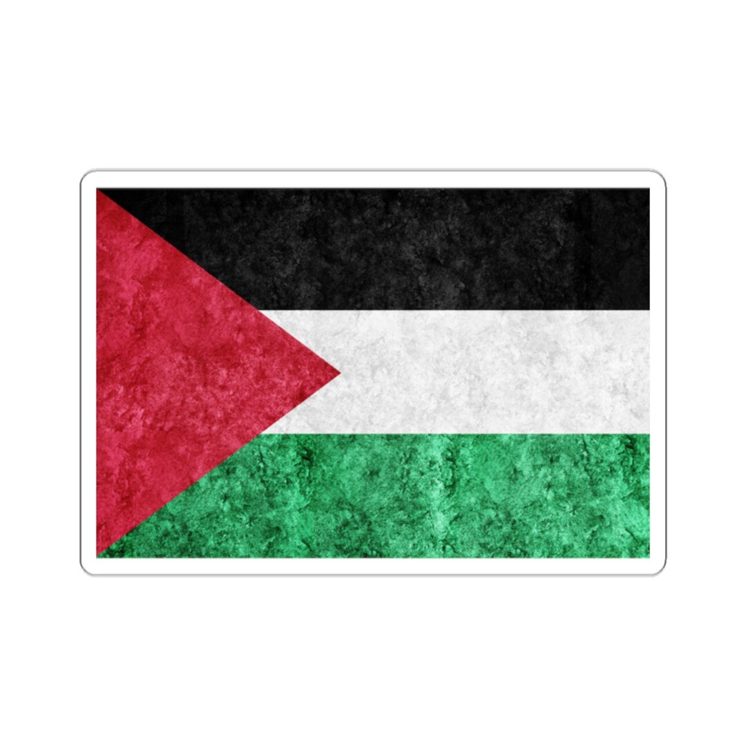 Palestine Flag Individual Kiss-cut Stickers Flag Stickers Palestine ...
