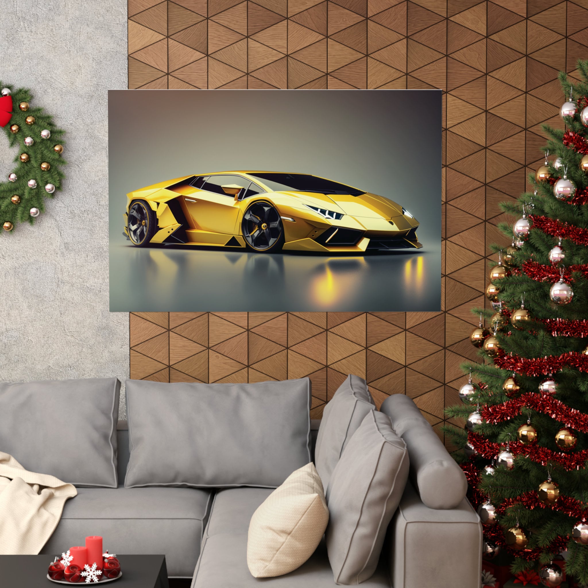 Yellow Lamborghini Huracan Poster, Bugatti Poster Wall Art, Lamborghini ...
