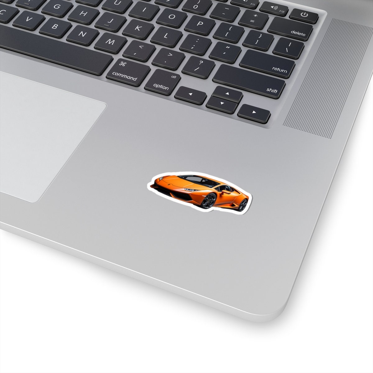 Super Car Stickers | Lamborghini Art Stickers | Orange Lamborghini ...