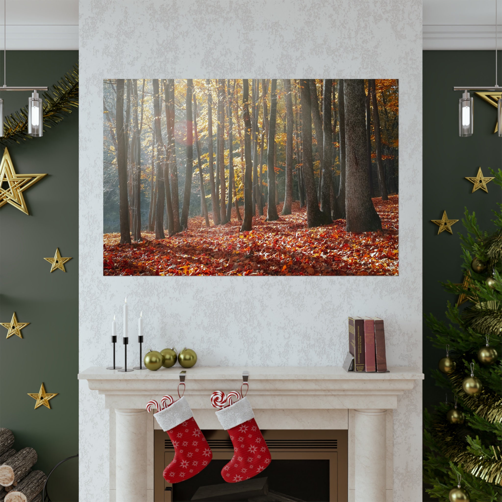 Wall Hanging Trees / Nature Poster Home Decorating Living Room Wall Art ...