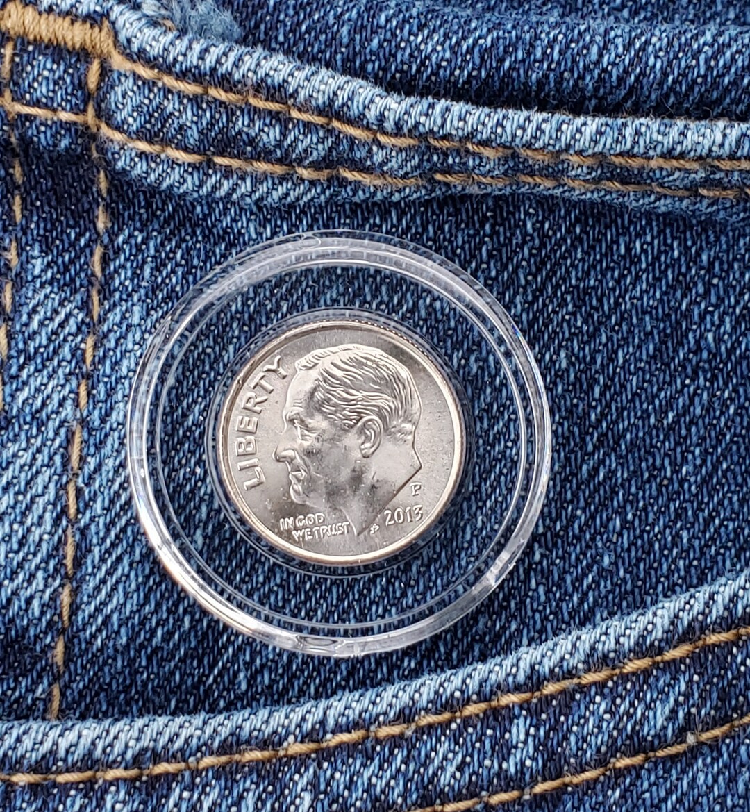 Lucky Dime Coin. Birth Year Dime Anniversary Keepsake . Dime From ...