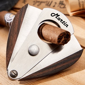 Personalized Cigar Cutter With Name Custom Stainless Steel Monogrammed ...