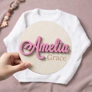 Personalized Baby Footprint Sign Newborn Gift, Announcement Sign Baby ...