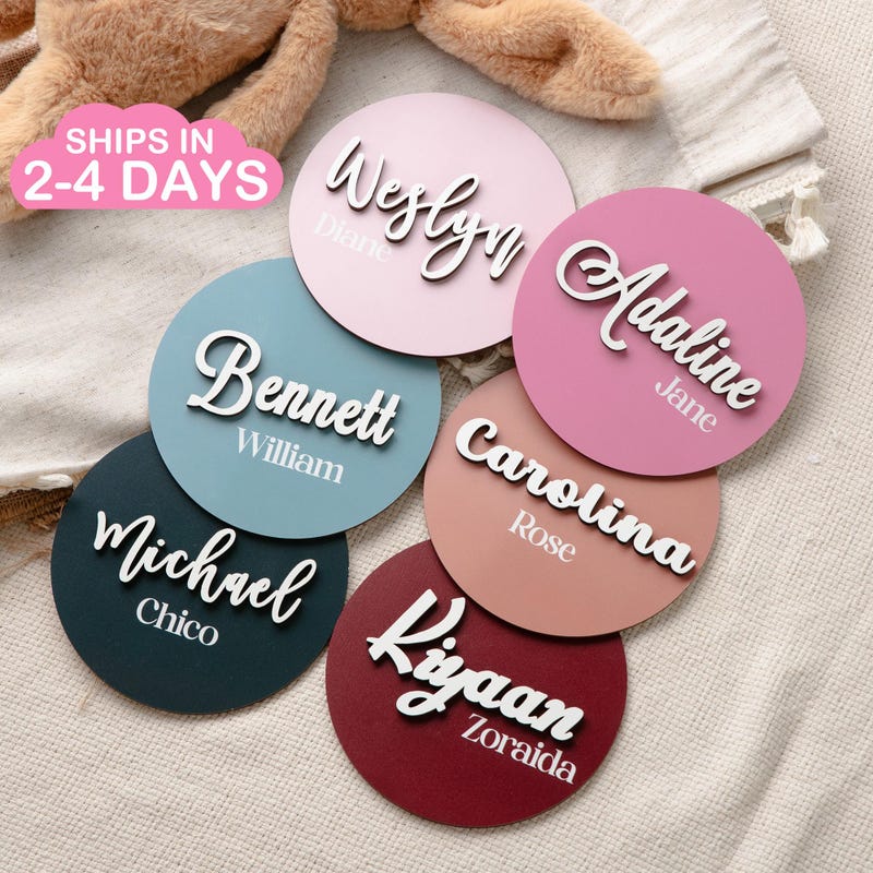Baby Name Sign - Etsy