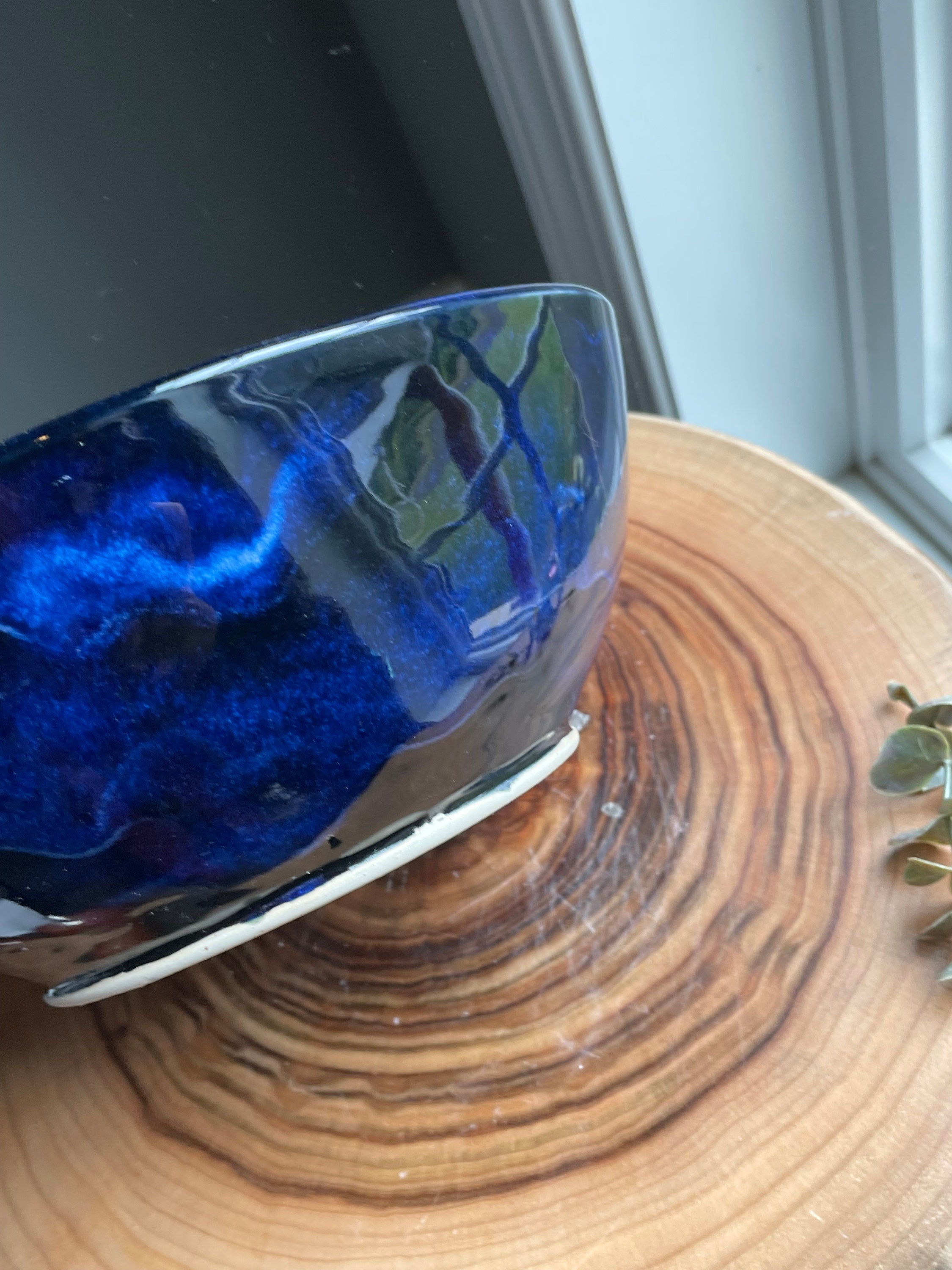 Porcelain Serving Bowl With Gem and Jewel Like Theme. It is Lovely ...