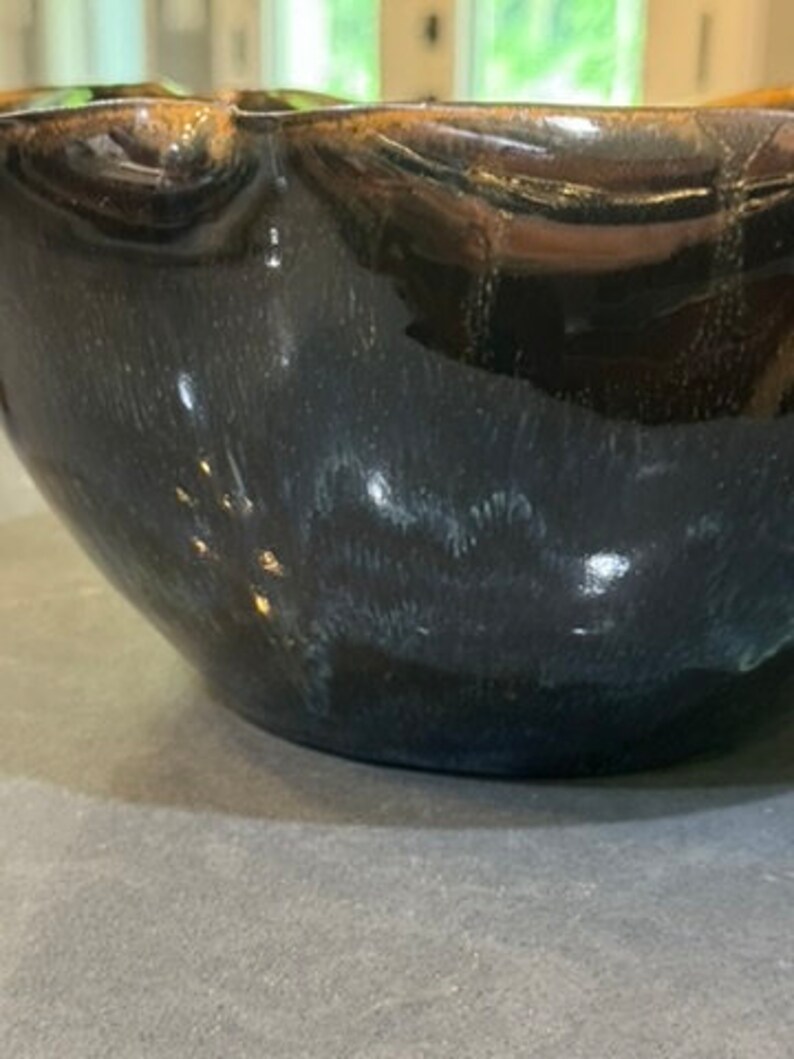 Handmade Wheel-thrown Pottery Bowl That is Altered to Make an Organic ...