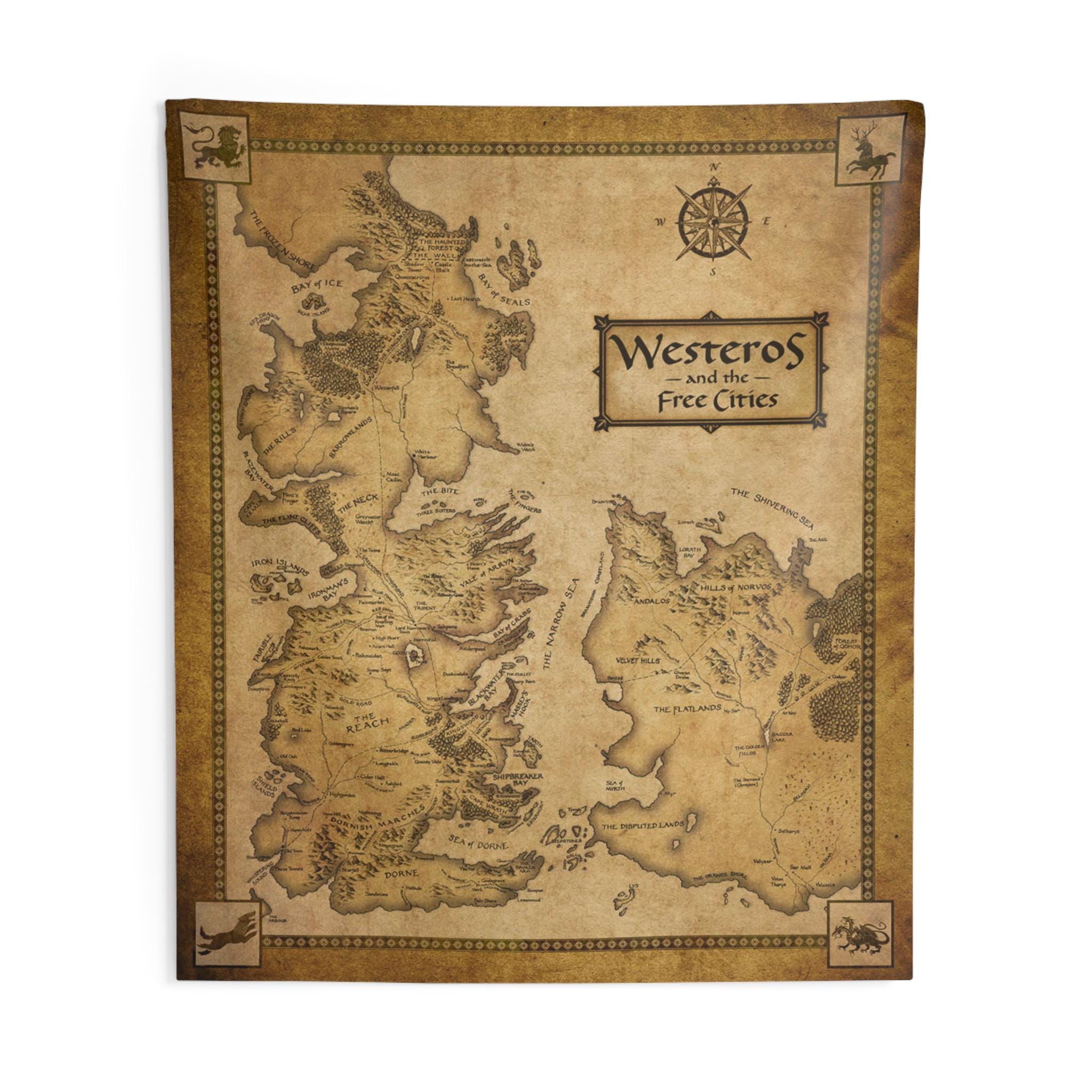 Got Westeros Wall Tapestrie - Etsy