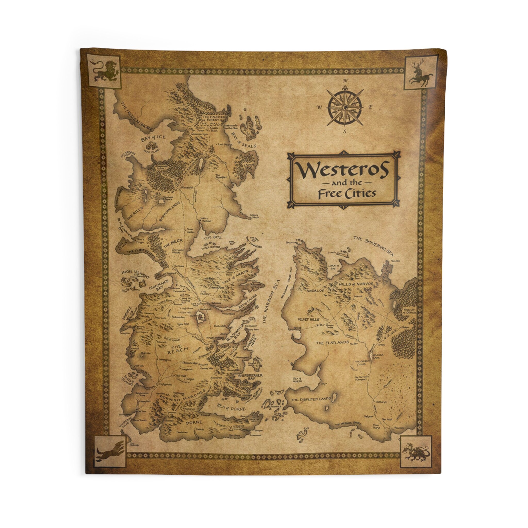 Got Westeros Wall Tapestrie - Etsy
