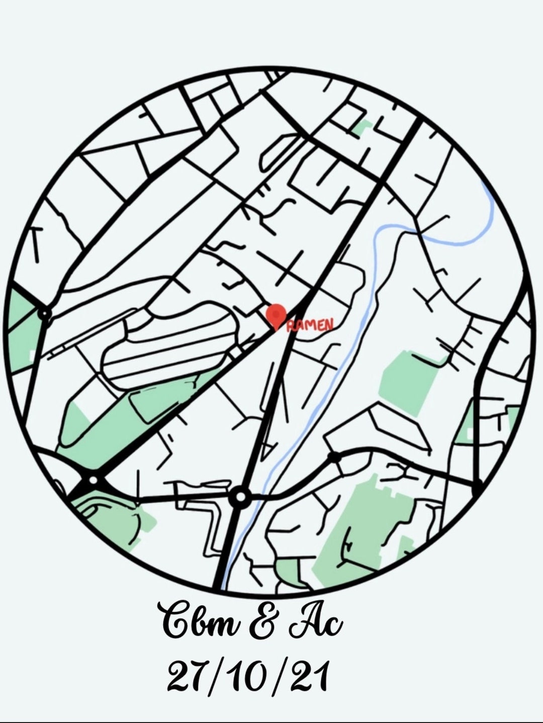Custom Map - Etsy