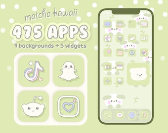 Cute Green App Icons - Etsy