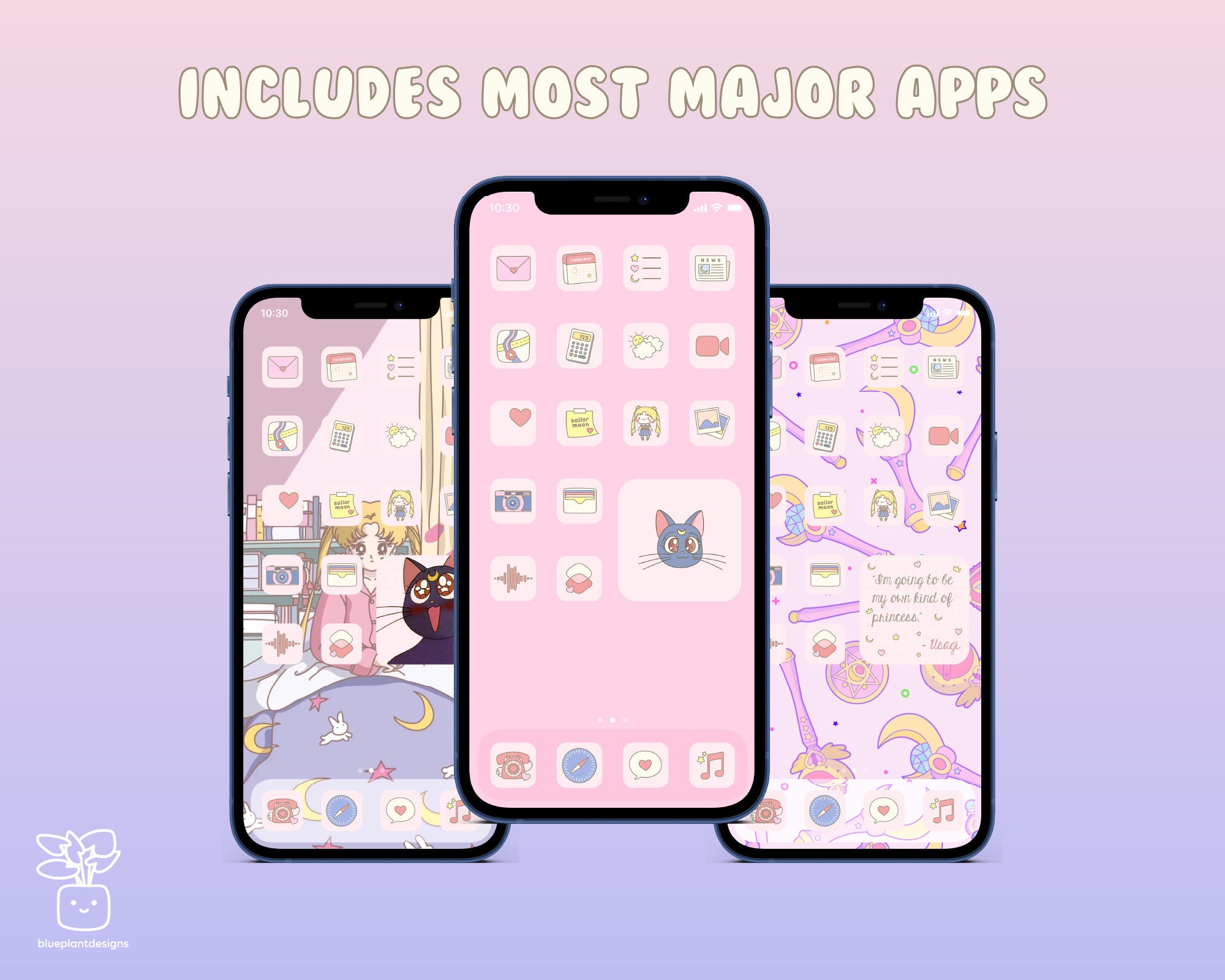 IOS 16 App Icons 400 Pack Cute Kawaii Sailor Moon Pink Pastel - Etsy Canada