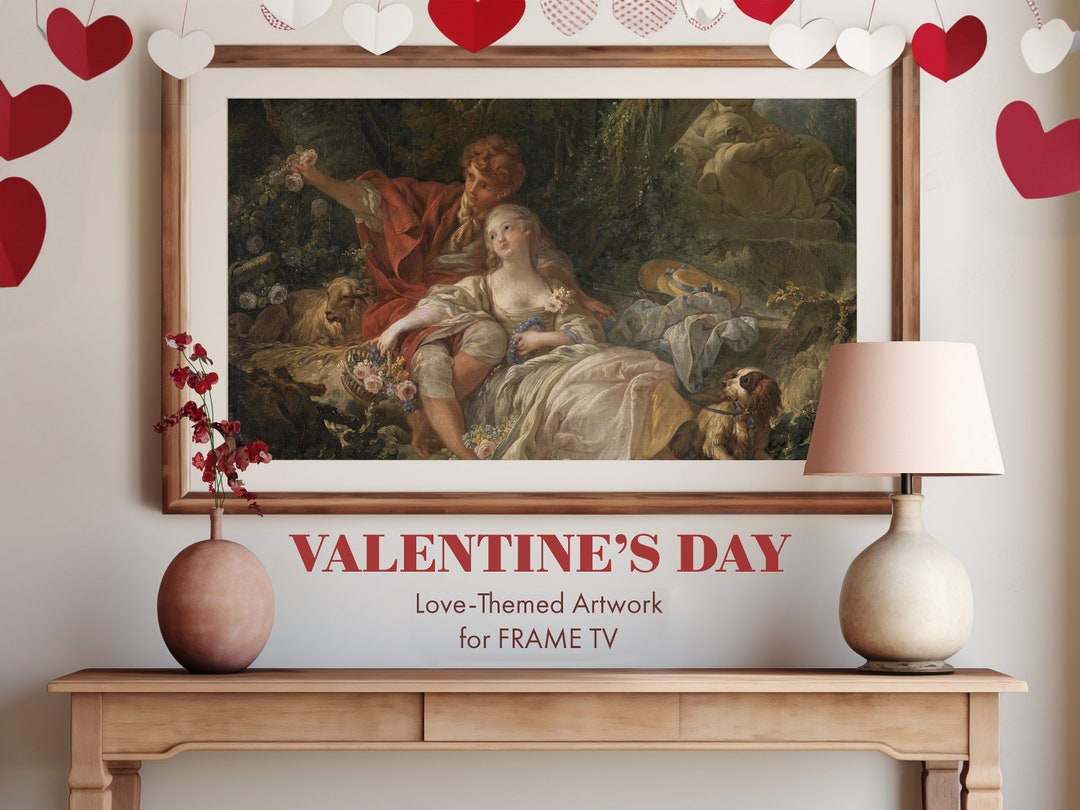Valentine's Day Decor Frame TV Digital Art Samsung Frame TV 4k Instant ...