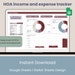 HOA Income & Expense Tracker: Google Sheets Template (digital Download ...