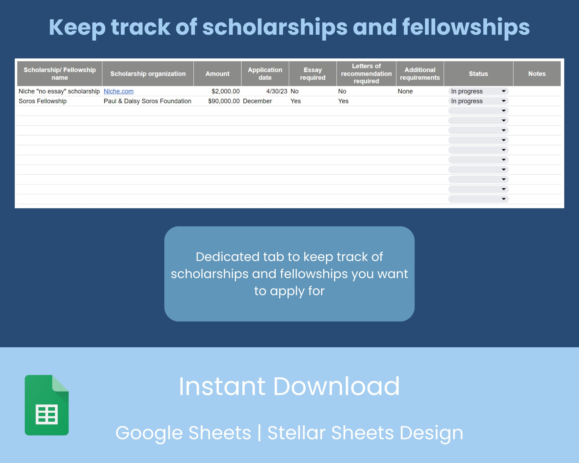 Law School Application Tracker Comparison Graduate Admissions Planner ...