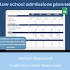MBA Business School Application Tracker Graduate Admissions Planner ...
