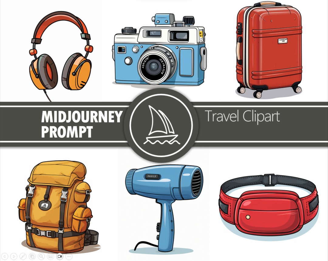 Travel Clipart Prompt midjourney Prompt AI Prompt prompt Guide - Etsy