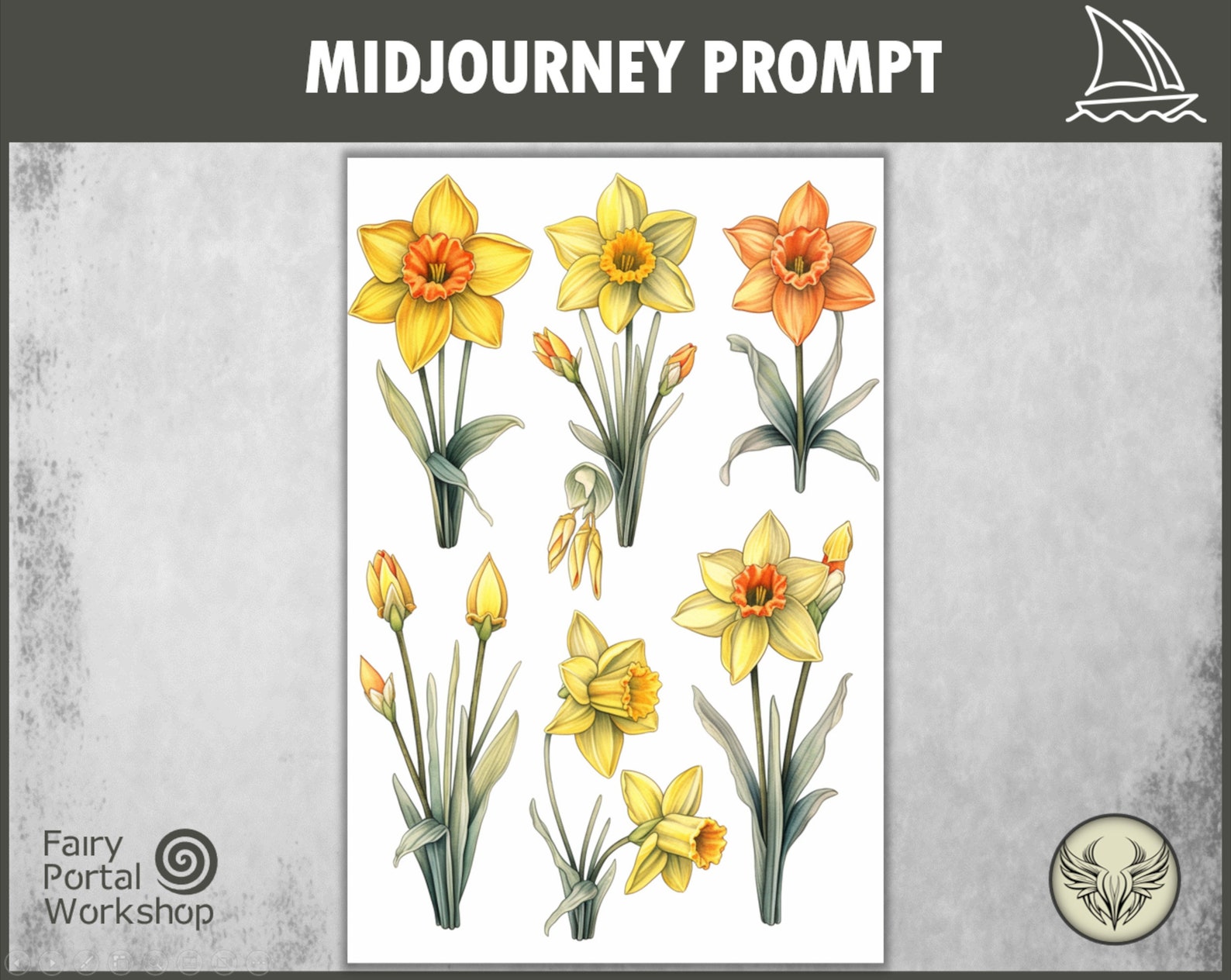Flower Clip Art Prompt midjourney Prompt AI Prompt prompt Guide - Etsy