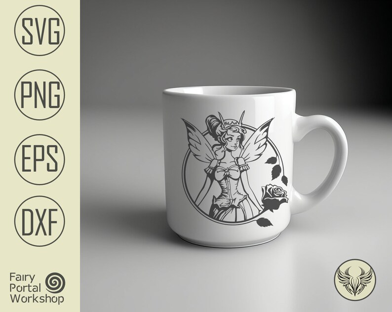 Fairy SVG |fairy Princess |0015 |SVG |cut File Clipart Vector Digital ...