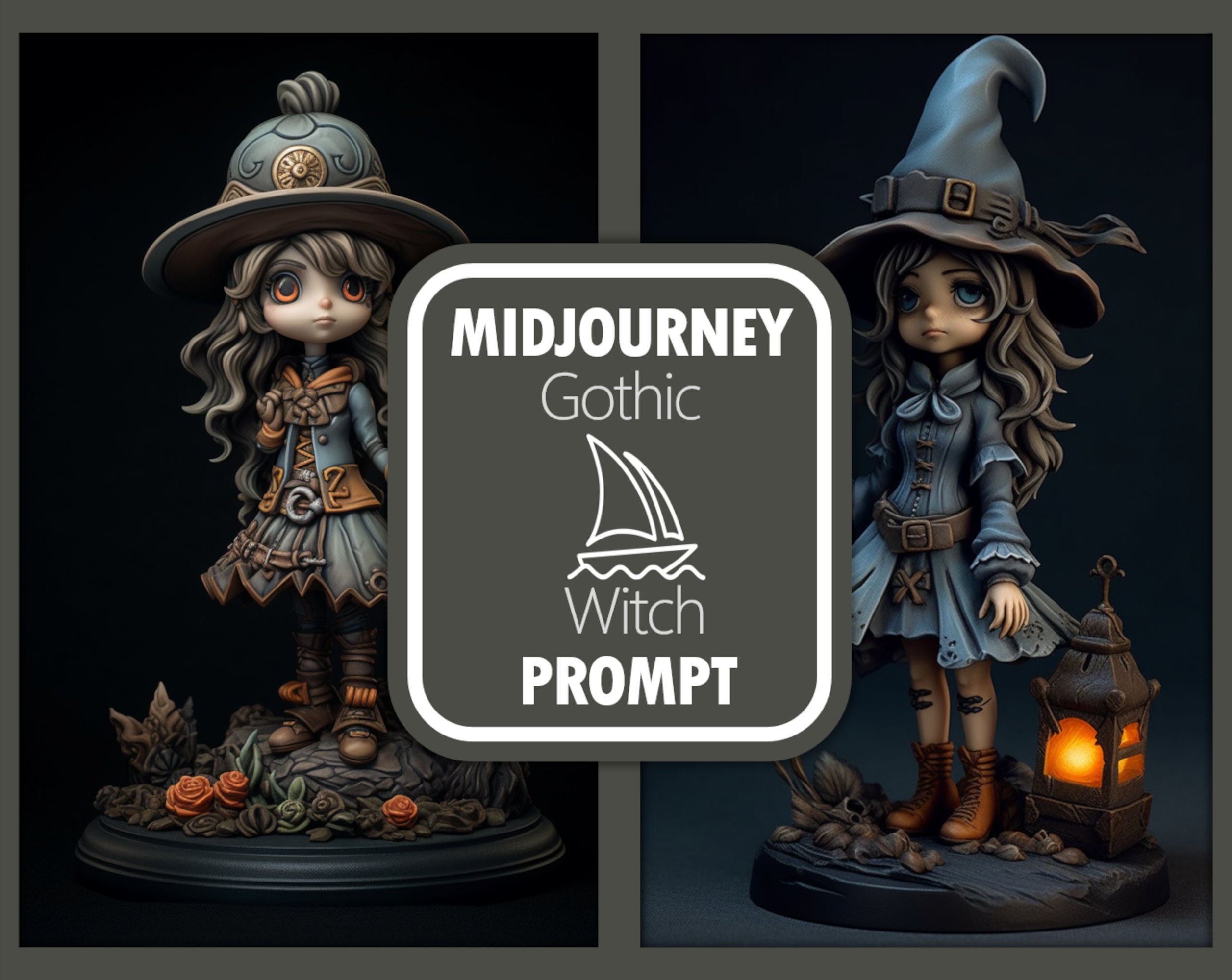 Gothic Witch Prompt| Midjourney Prompt |AI Prompt |prompt Guide - Etsy ...