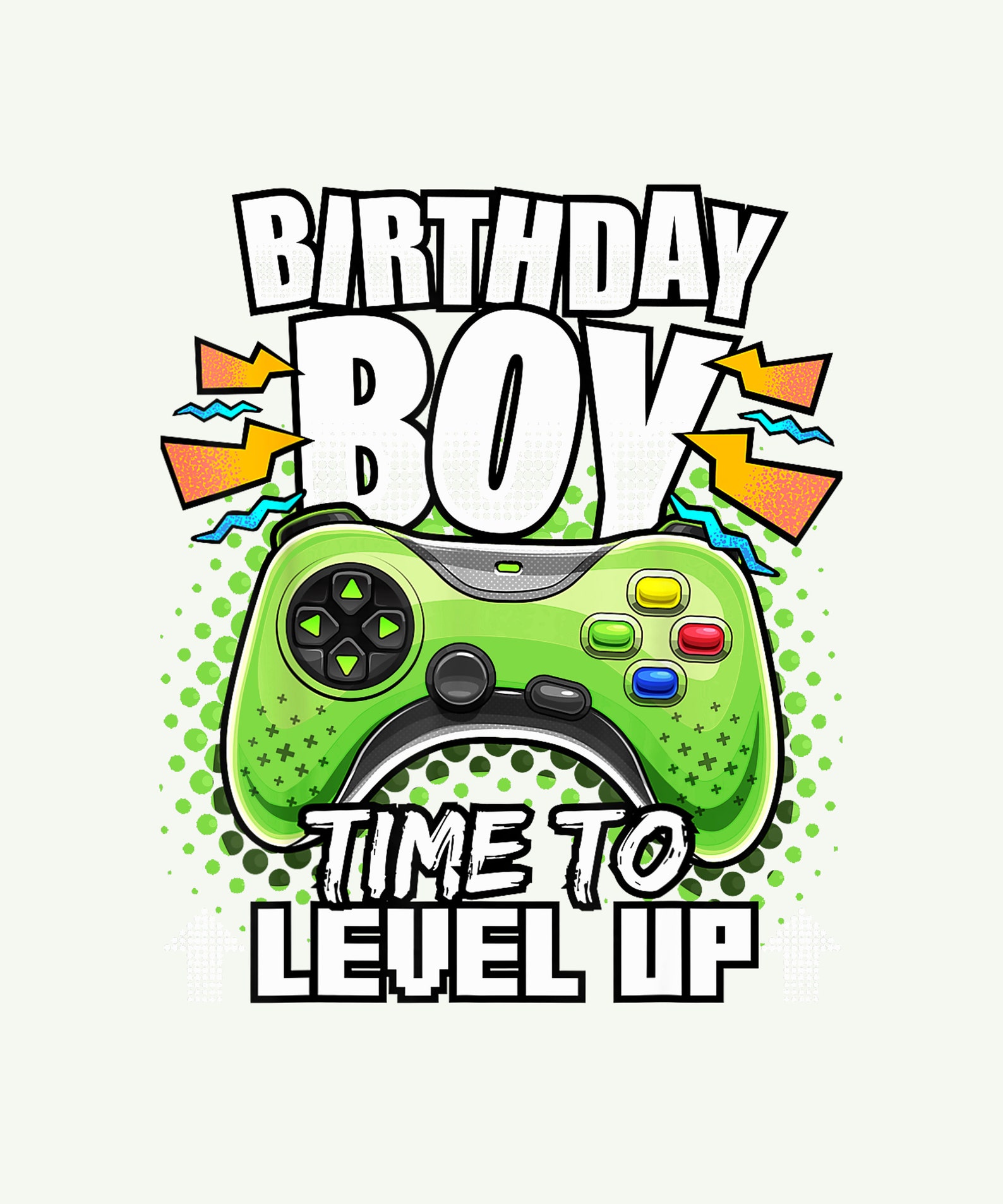 Birthday Boy Time to Level up Video Game Birthday Gift PNG - Etsy