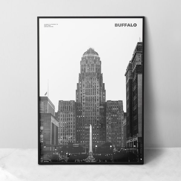 Buffalo Poster - Etsy