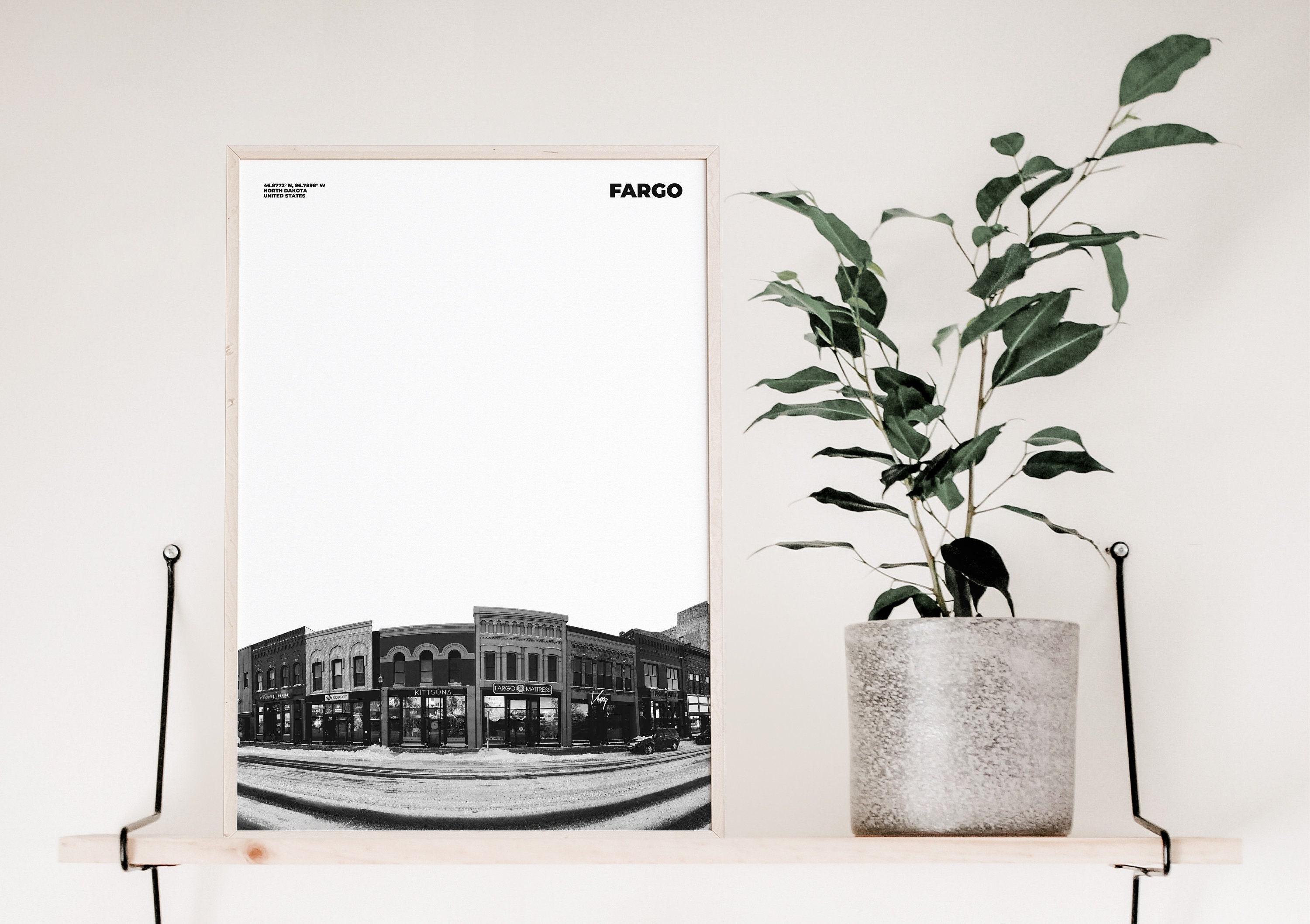 Fargo Print Black and White, Fargo Poster, Fargo Wall Art, Fargo Photo ...