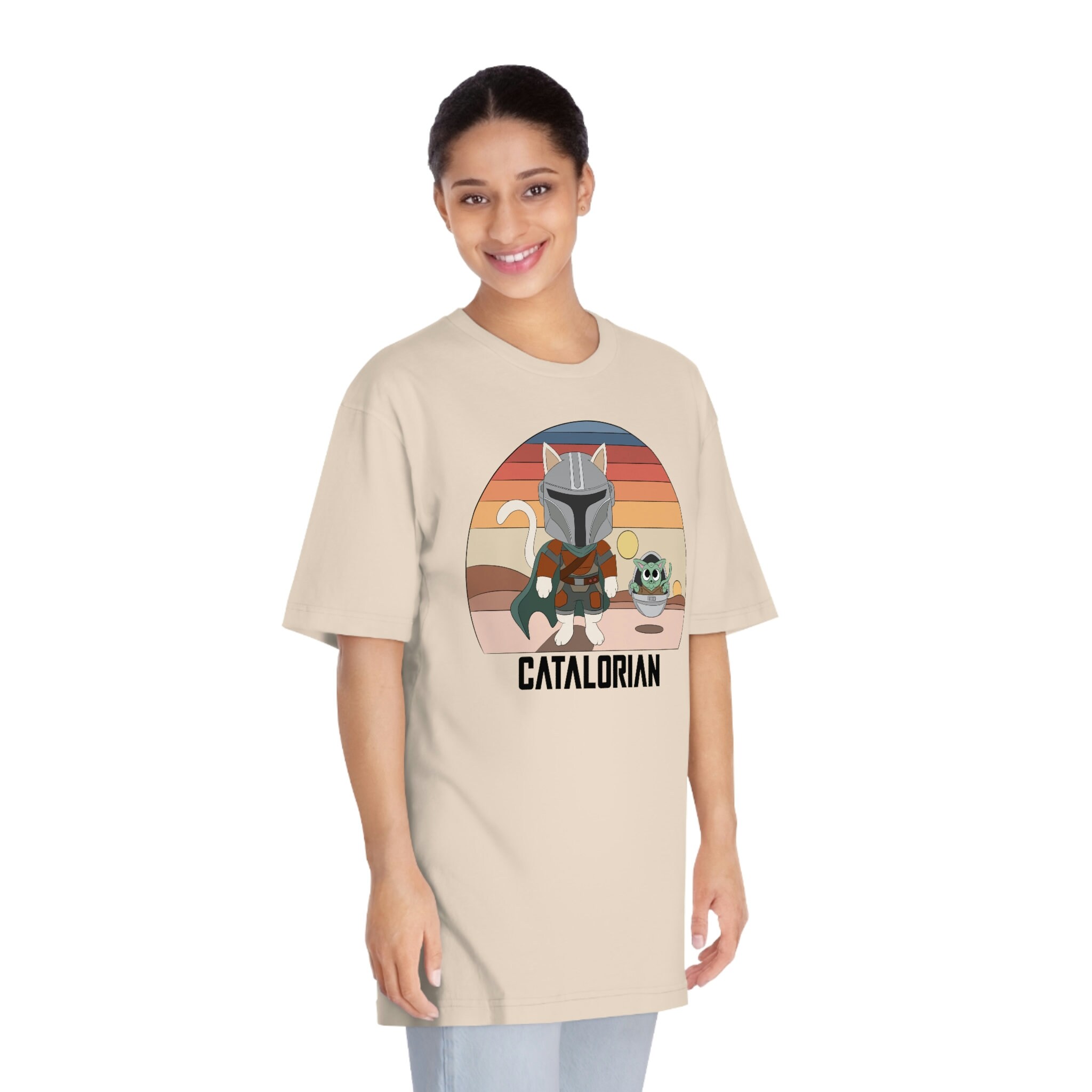 Madnalorian Cat. Catalorian. Unisex Classic Crewneck T-shirt. Cat Shirt ...