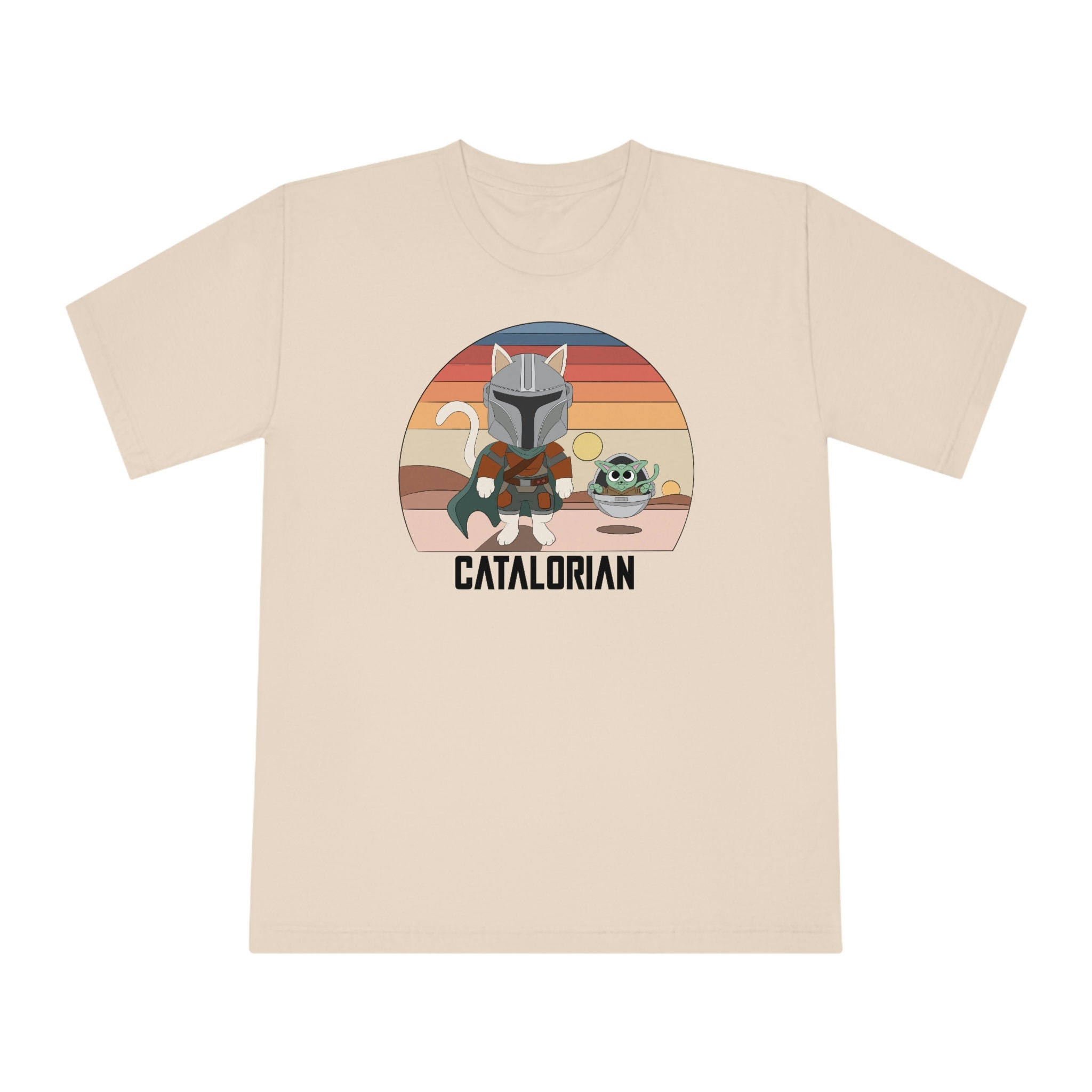 Madnalorian Cat. Catalorian. Unisex Classic Crewneck T-shirt. Cat Shirt ...