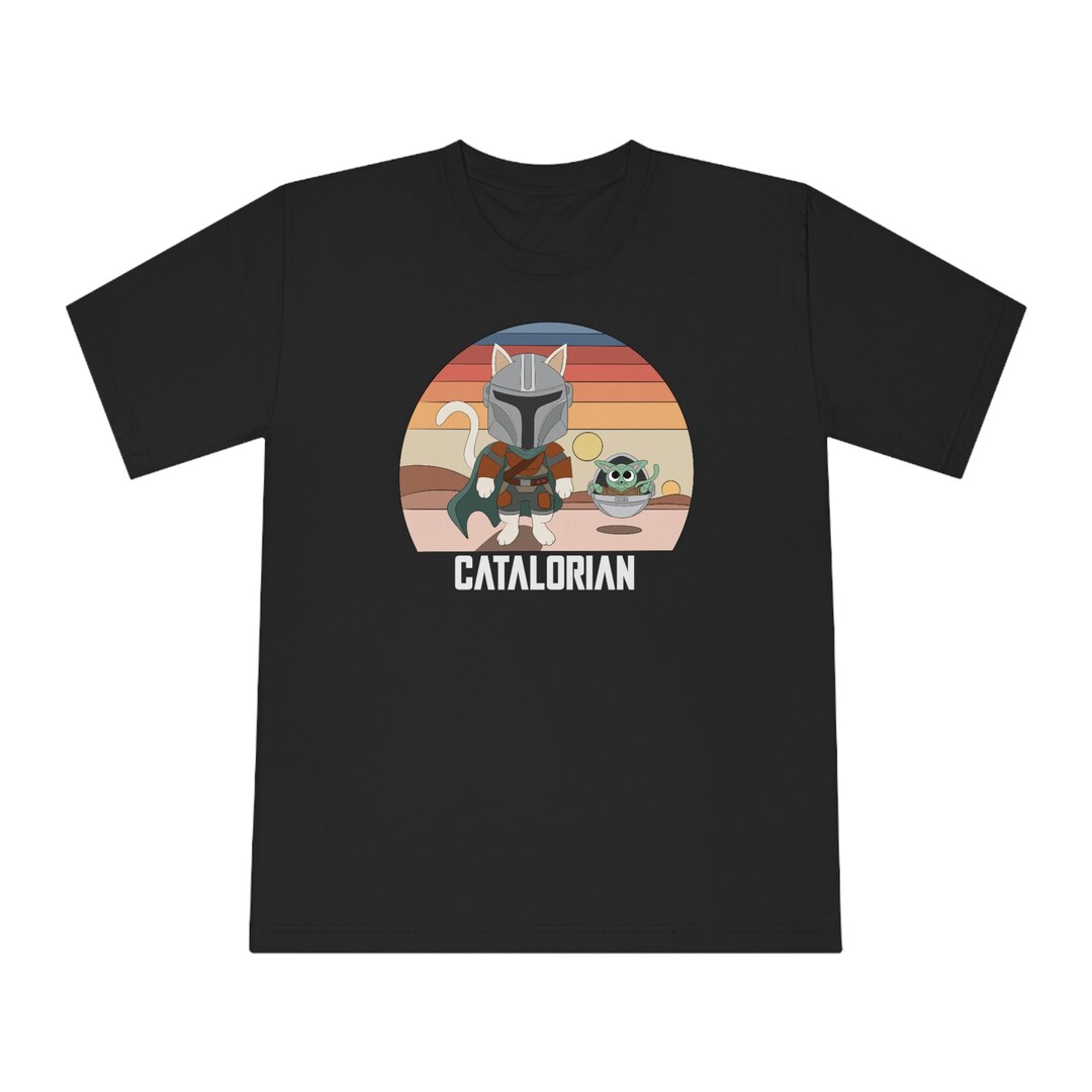 Mandalorian Cat. Catalorian. Unisex Classic Crewneck T-shirt. Cat Shirt ...