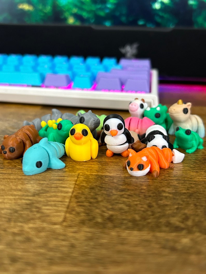 Cute Mini Articulating Animal Fidget Sensory Toys Great Gift - Etsy