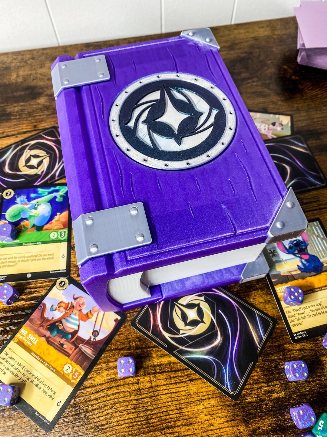 Lorcana Story Book Deck Box Tome - Etsy