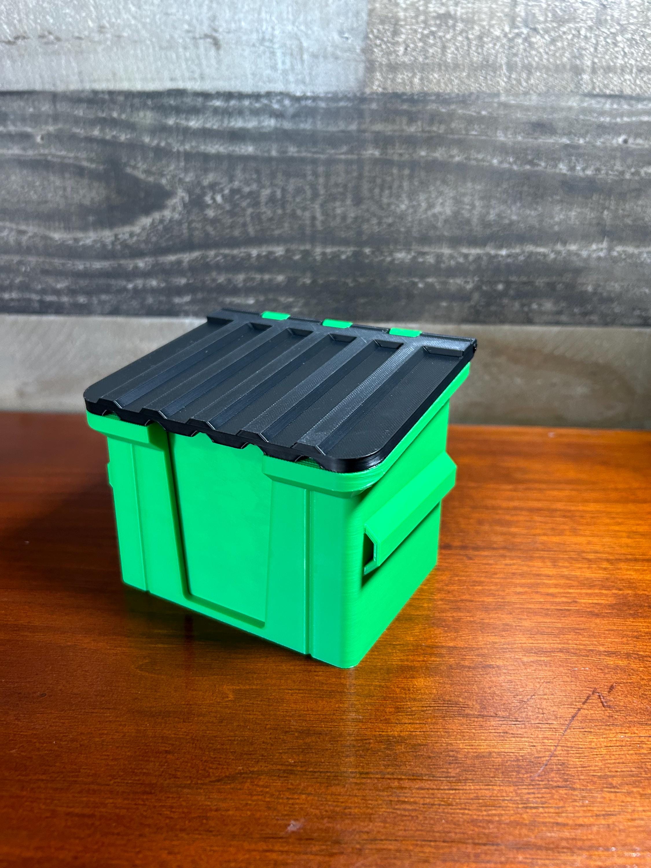 Dumpster Trash Can Deck Box-magnetic Closure, MTG, Magic the Gathering ...