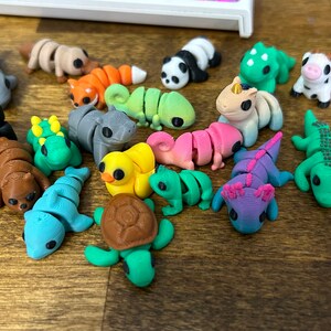Cute Mini Articulating Animal Fidget Sensory Toys Great Gift - Etsy