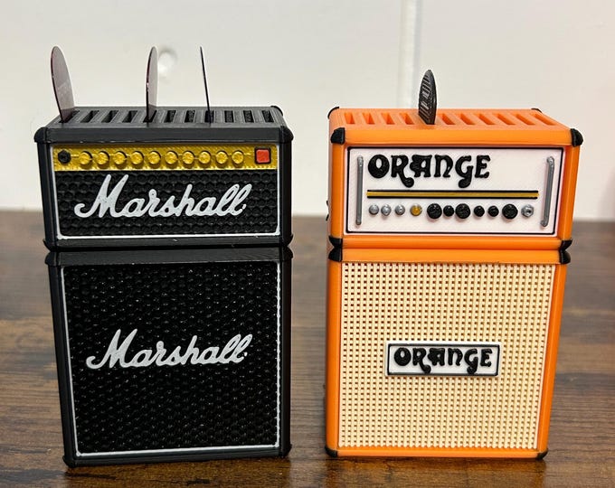 Half Stack Amp Guitar Pick Holder – Holds 11 Picks With Extra Storage ...