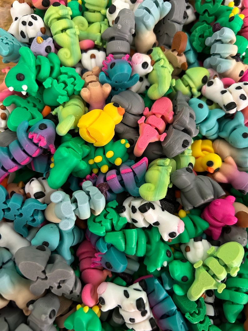 Cute Mini Articulating Animal Fidget Sensory Toys Great Gift - Etsy