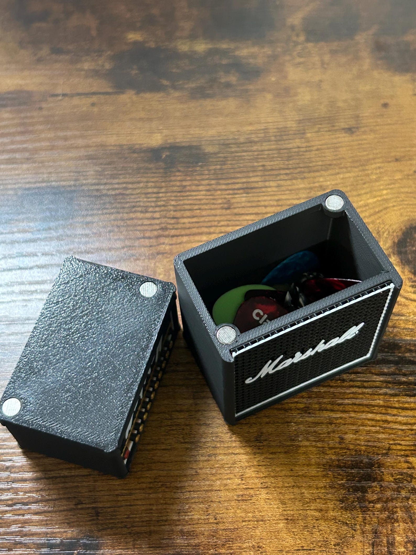 Half Stack Amp Guitar Pick Holder – Holds 11 Picks With Extra Storage ...